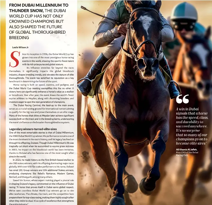 Breeding winners and defining global bloodlines - PressReader