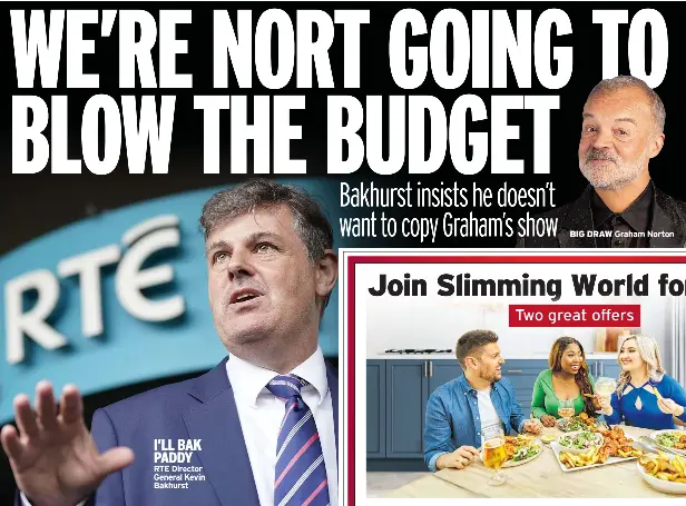 WE’RE NORT GOING TO BLOW THE BUDGET - PressReader