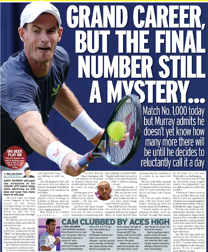 GRAND CAREER, BUT THE FINAL NUMBER STILL A MYSTERY... - PressReader