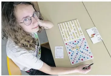 Freya, 13 ans, finaliste du concours national de Scrabble scolaire - PressReader