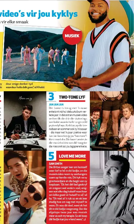 5 musiekvide­o’s vir jou kyklys - PressReader