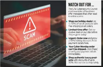 UAE warns residents about online shopping scams - PressReader