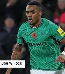 Boss ‘hopeful’ Willock will return before month is out - PressReader