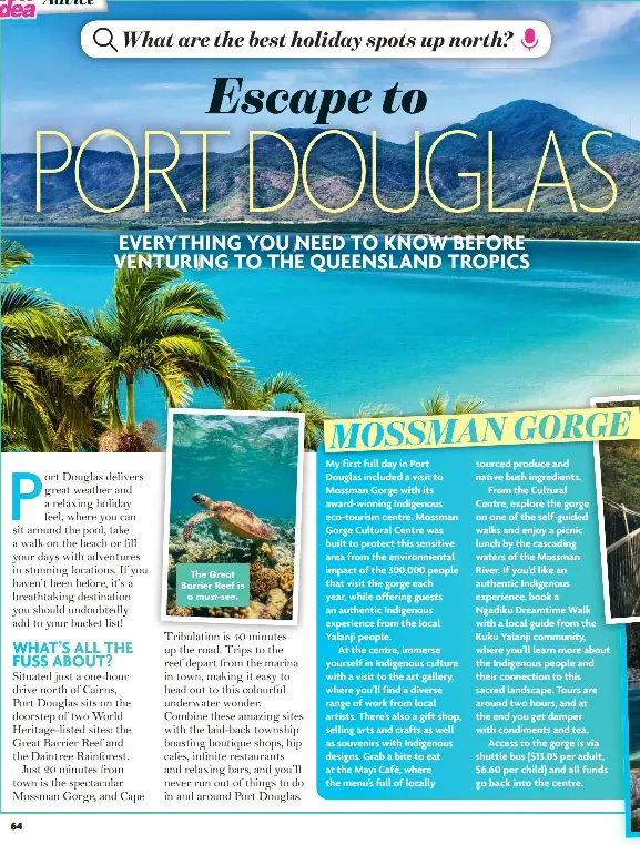 Escape to PORT DOUGLAS - PressReader