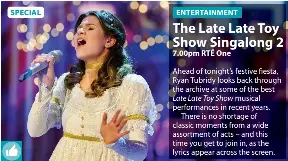 The Late Late Toy Show Singalong 2 - PressReader