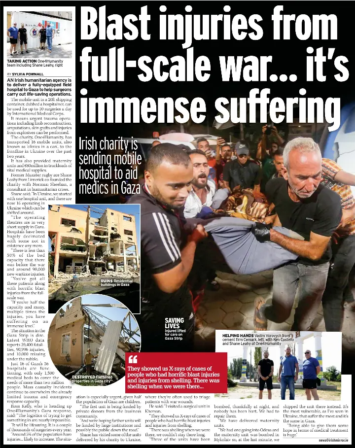 Blast injuries from full-scale war... it’s immense suffering - PressReader