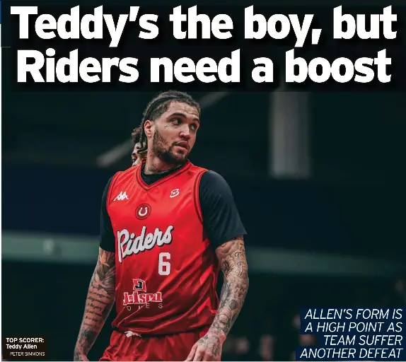 Teddy’s the boy, but Riders need a boost - PressReader