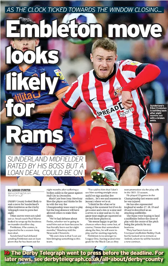 Embleton move looks likely for Rams - PressReader