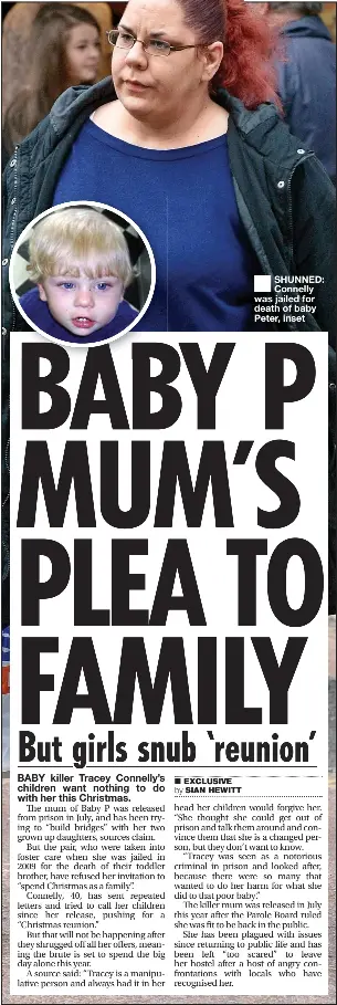 BABY P MUM’S PLEA TO FAMILY - PressReader