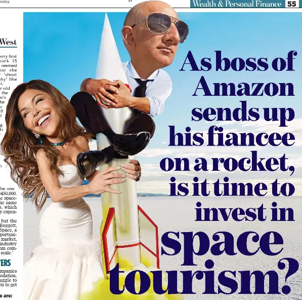 As boss of Amazon sends up his fiancee on a rocket, is it time to invest in space tourism ...