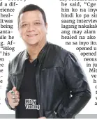 Mitoy, Lance share healing stories - PressReader