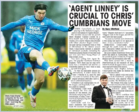 ‘AGENT LINNEY’ IS CRUCIAL TO CHRIS’ CUMBRIANS MOVE - PressReader