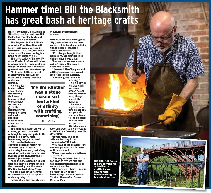 Hammer time! Bill the Blacksmith has great bash at heritage crafts - PressReader