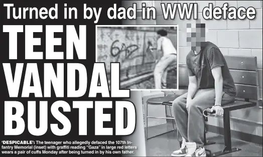 TEEN VANDAL BUSTED - PressReader