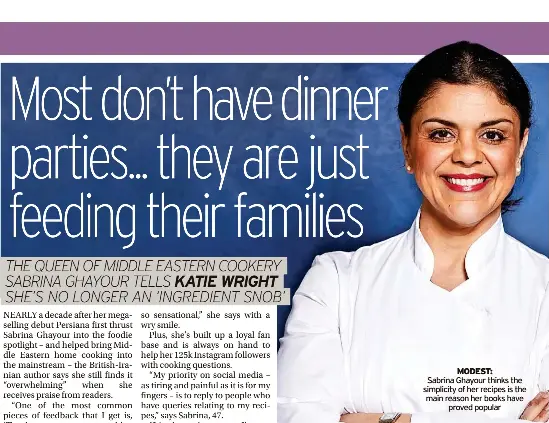 Most don’t have dinner parties... they are just feeding their families - PressReader