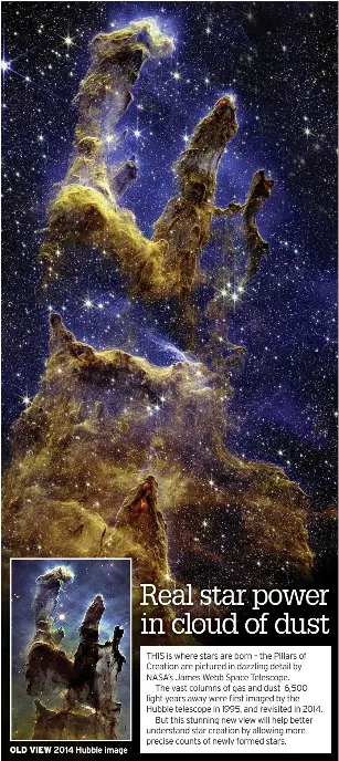 Real star power in cloud of dust - PressReader