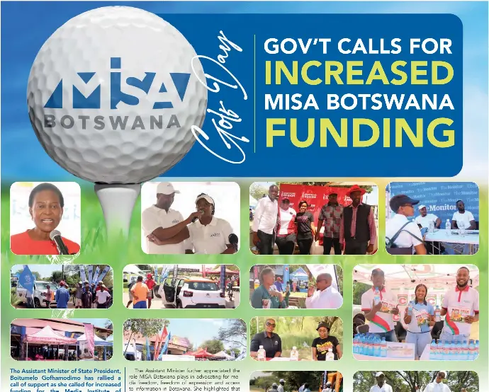 GOV’T CALLS FOR INCREASED MISA BOTSWANA FUNDING - PressReader