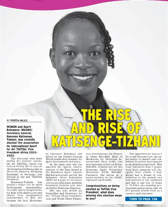 THE RISE AND RISE OF KATISENGE-TIZHANI - PressReader