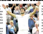 DJOKO, ALCARAZ STAY ON COLLISION COURSE - PressReader