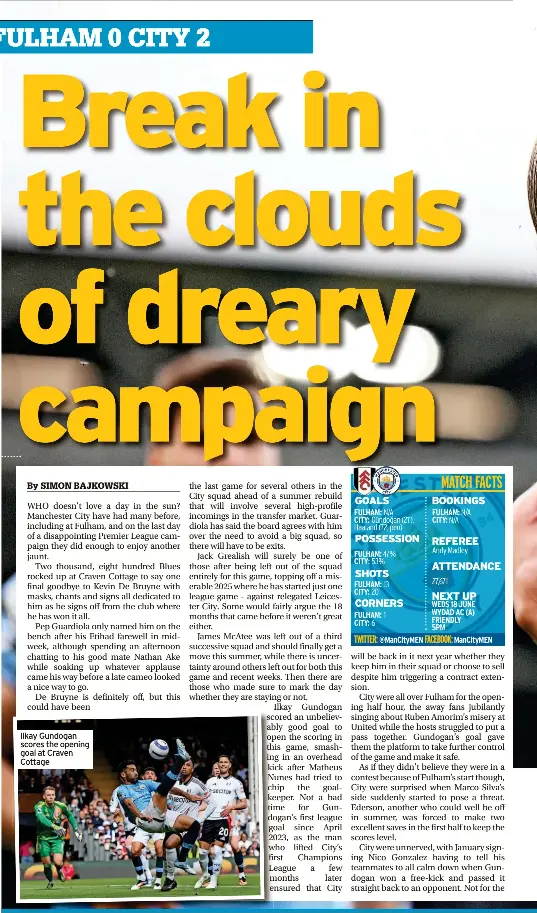 Break in the clouds of dreary campaign - PressReader