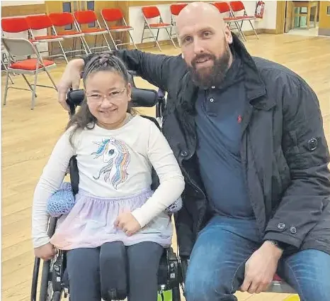 Family’s gratitude to man raising funds to aid disabled daughter - PressReader