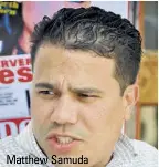 Matthew Samuda ought to be elevated - PressReader
