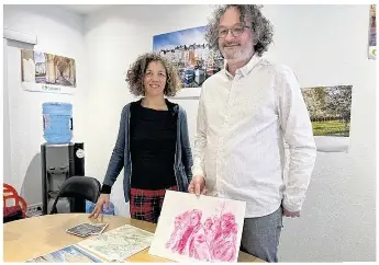 L’artiste graphique Marc Forest expose - PressReader