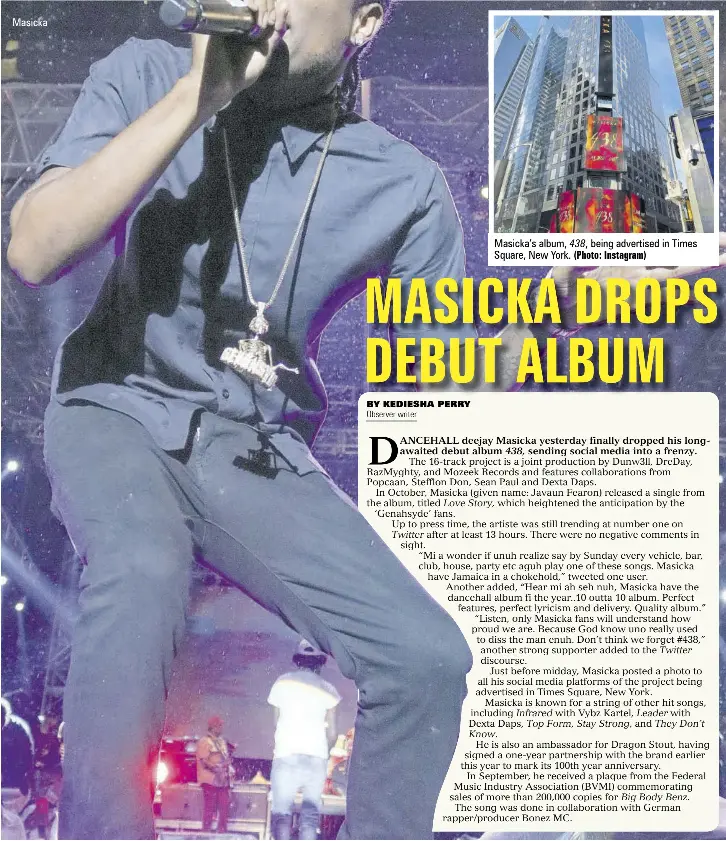 MASICKA DROPS DEBUT ALBUM - PressReader
