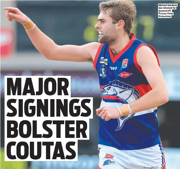 MAJOR SIGNINGS BOLSTER COUTAS - PressReader