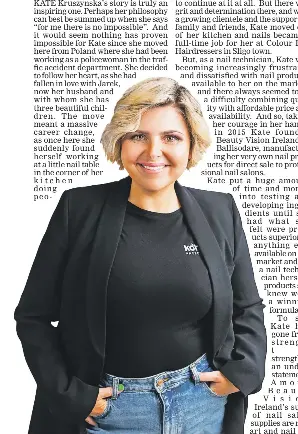 Kate’s career change has proved to be a success story which can inspire others - PressReader