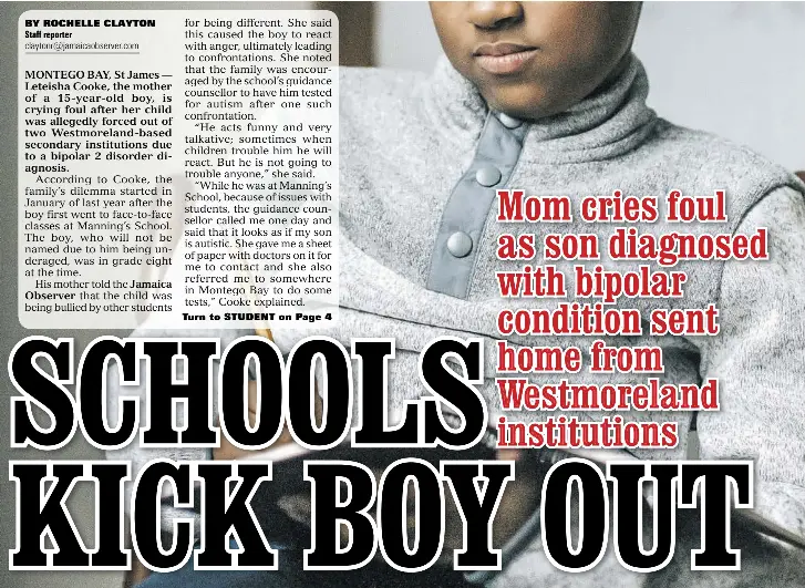 SCHOOLS KICK BOY OUT - PressReader