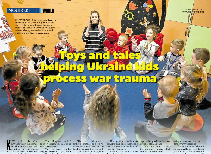 Toys and tales helping Ukraine kids process war trauma - PressReader