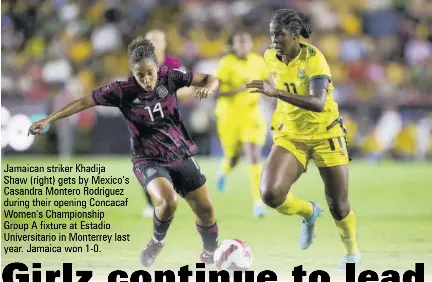 Girlz continue to lead the way for Jamaica - PressReader