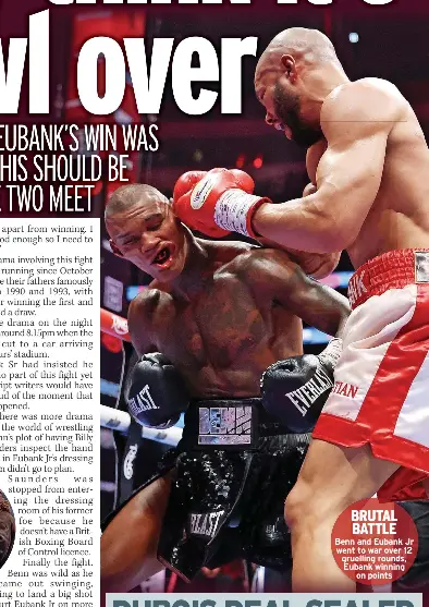 They think it’s brawl over - PressReader