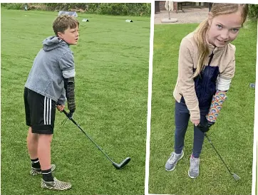 Golf in reach children missing limb - PressReader