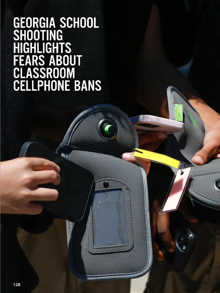 GEORGIA SCHOOL SHOOTING HIGHLIGHTS FEARS ABOUT CLASSROOM CELLPHONE BANS - PressReader
