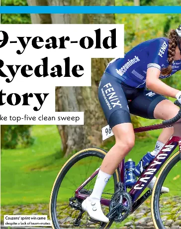 Lone 19-year-old takes Ryedale GP victory - PressReader