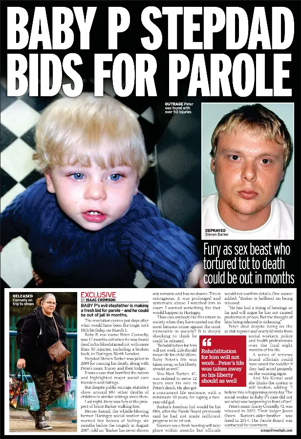 BABY P STEPDAD BIDS FOR PAROLE - PressReader