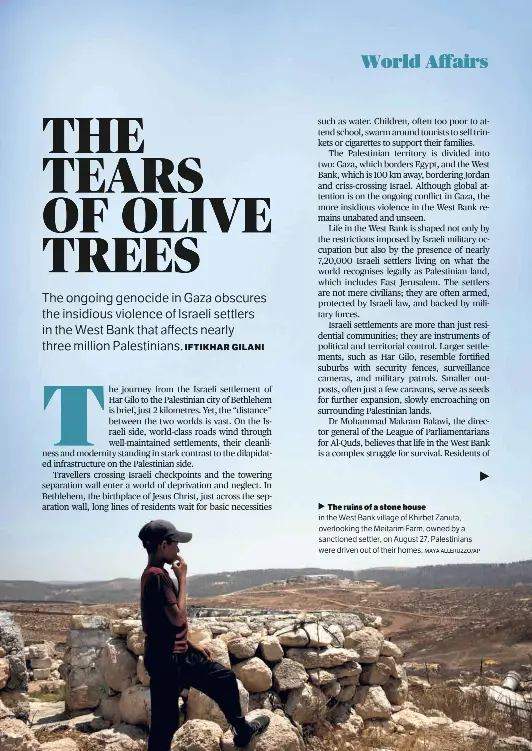 On the Israeli violence in the West Bank - PressReader