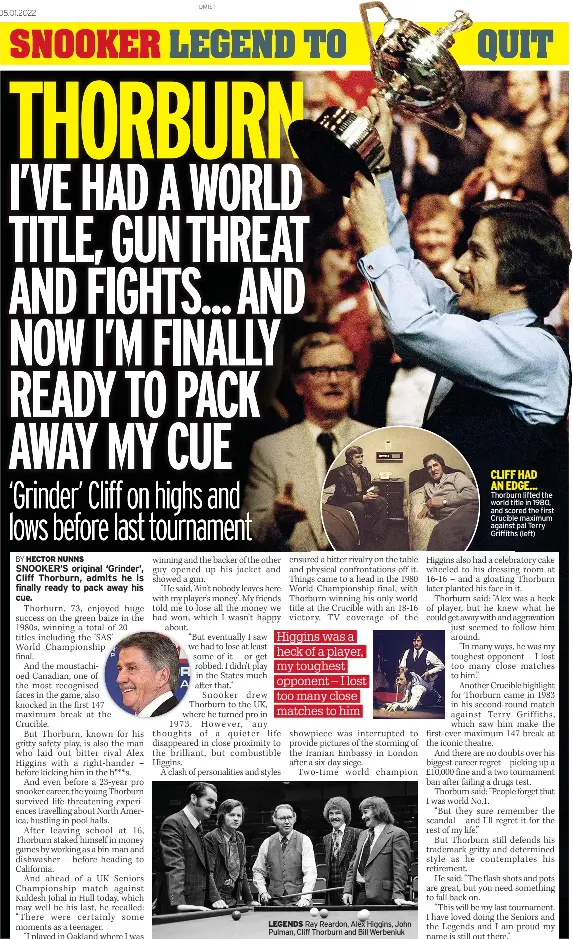 THORBURN I’VE HAD A WORLD TITLE , GUNTHREAT AND FIGHTS... AND NOW I’M ...