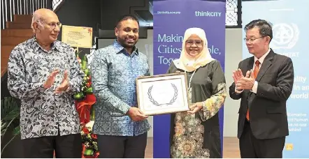 UN recognitio­n for creating liveable urban spaces - PressReader