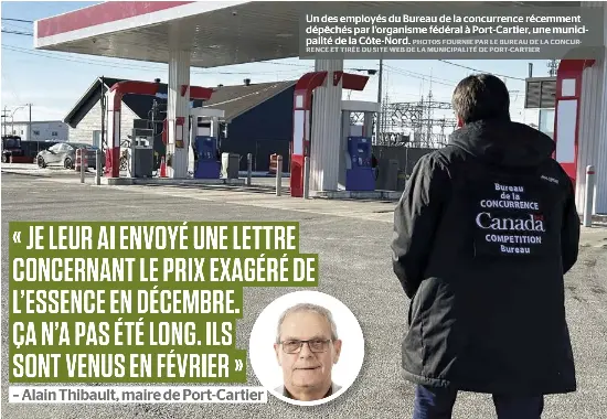Le maire de Port-Cartier fait venir chez lui le Bureau de concurrenc­e - PressReader