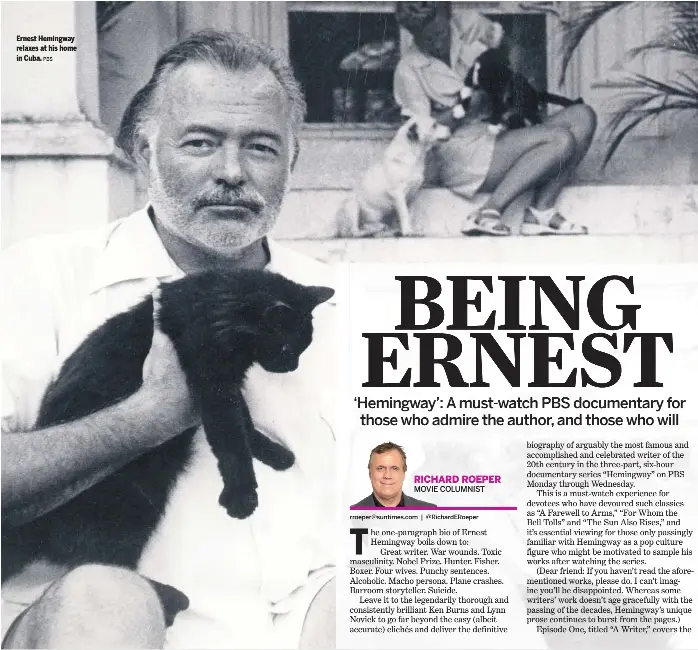 ‘Hemingway’ the definitive biography of the literary lion from Oak Park ...