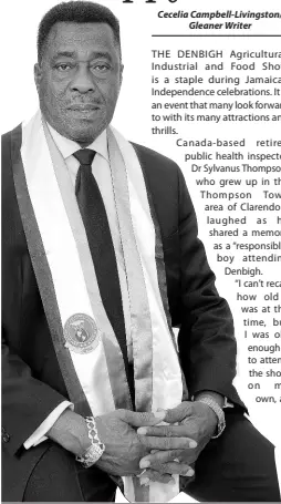 Dr Sylvanus Thompson relives happy times in Jamaica - PressReader