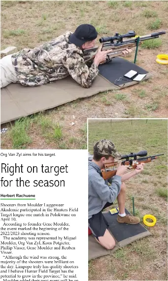 Right on target for the season - PressReader