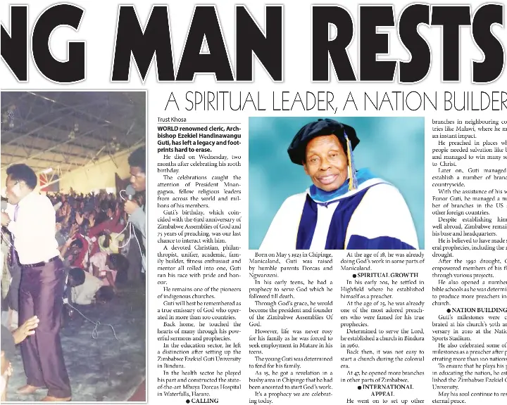 A SPIRITUAL LEADER, A NATION BUILDER - PressReader