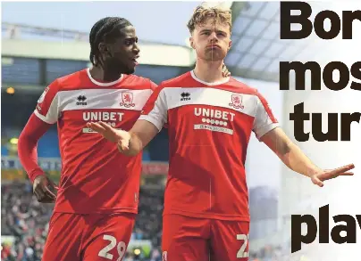 Boro make the st of Rovers moil to edge back into y-off places - PressReader