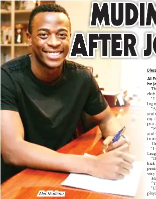 MUDIMU THANKS GOD AFTER JOINING NEW CLUB - PressReader