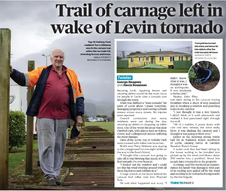 Trail of carnage left in wake of Levin tornado - PressReader
