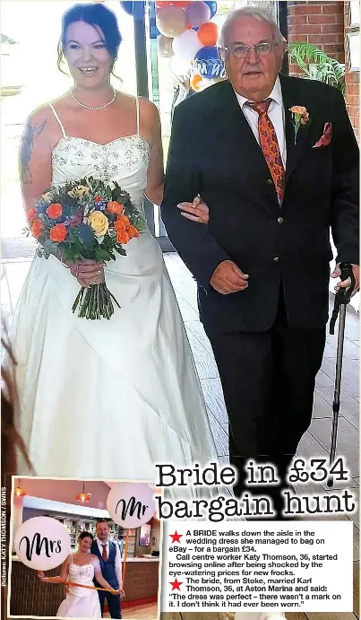Bride in £34 bargain hunt - PressReader